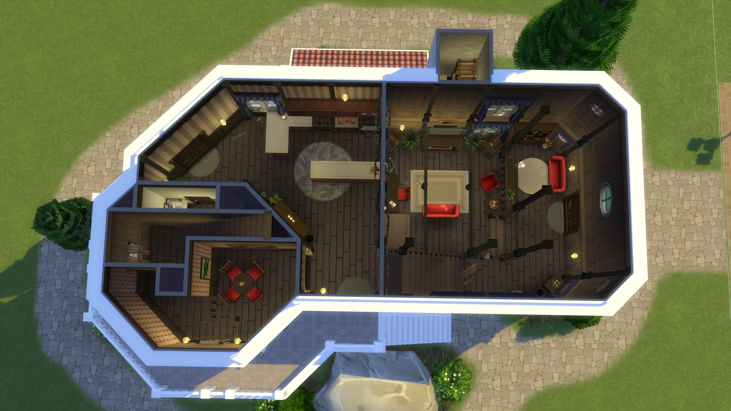 Lighthouse Home (Base Game) - The Sims 4 Rooms / Lots - CurseForge