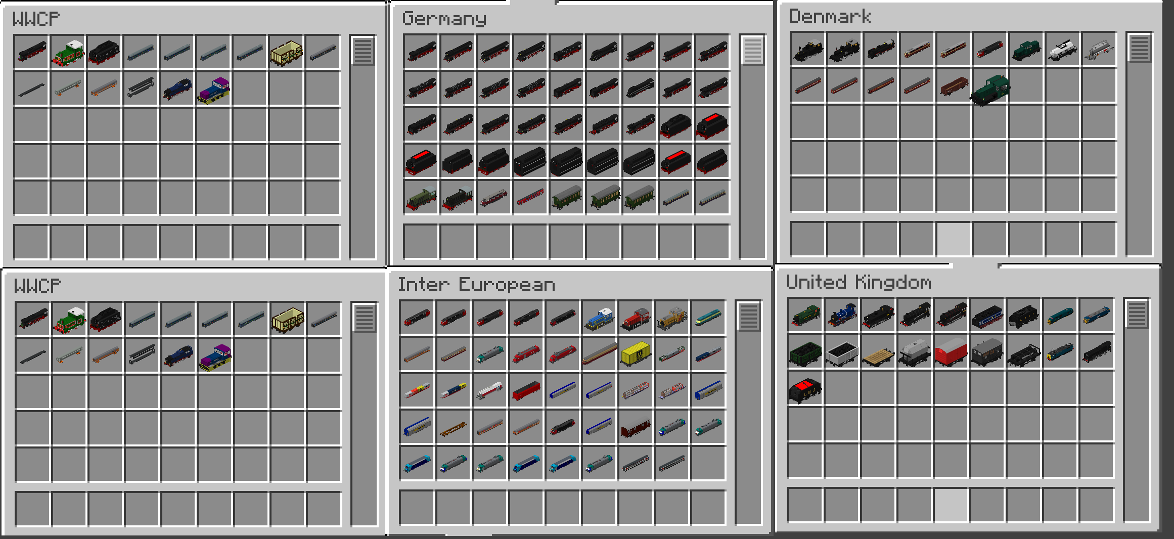 World Wide Content Pack - Trains in motion Addon - Minecraft Mods ...