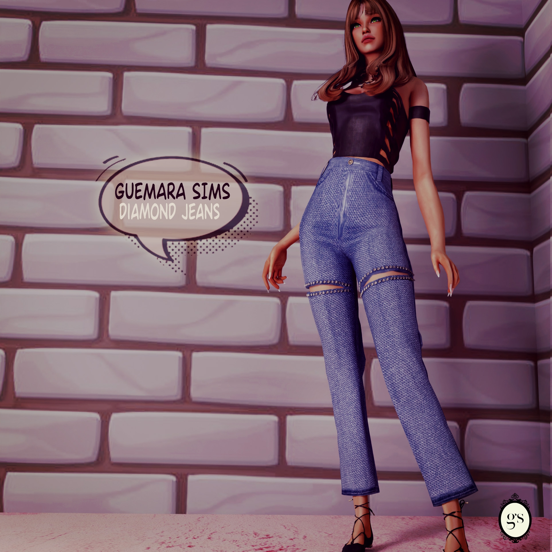 Diamond jeans - The Sims 4 Create a Sim - CurseForge