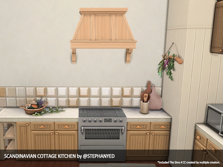 Scandinavian Cottage Kitchen - The Sims 4 Rooms / Lots - CurseForge