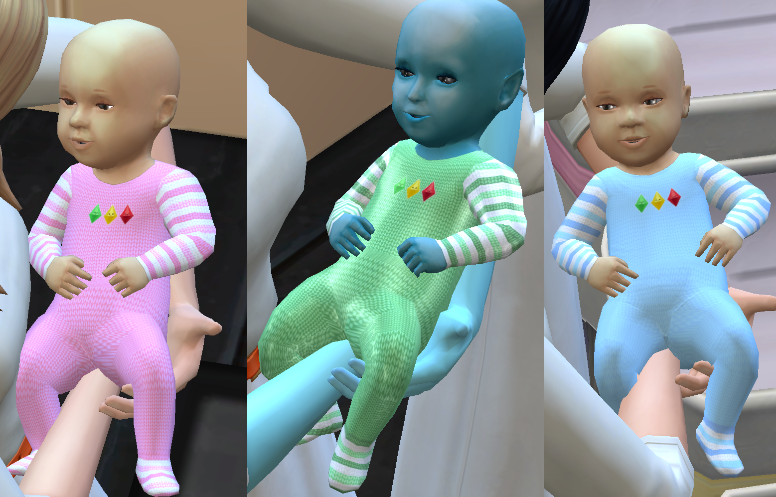 Traditional mood diamonds with socks baby outfit - The Sims 4 Mods ...