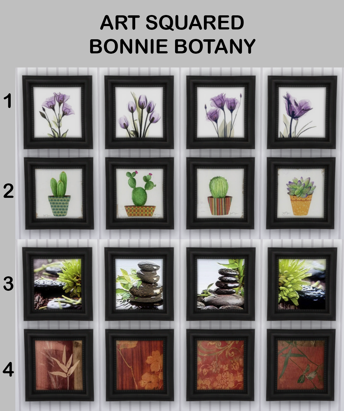 Bonnie Botany Paintings - The Sims 4 Build / Buy - CurseForge