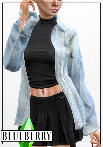 Blueberry - Blessed Jacket - The Sims 4 Create a Sim - CurseForge