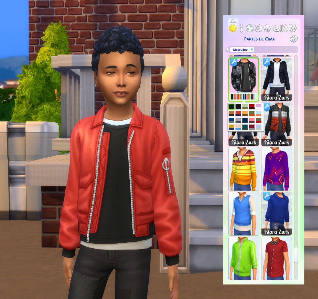 EP12 Jacket Flight for Boys - The Sims 4 Create a Sim - CurseForge