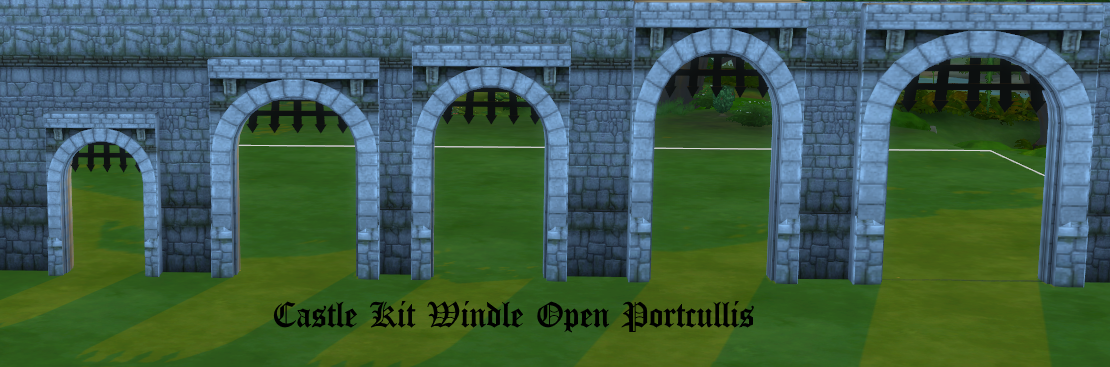 Castle Kit Windle (Part 2) - Build Set for Castles: Doors & Windows ...