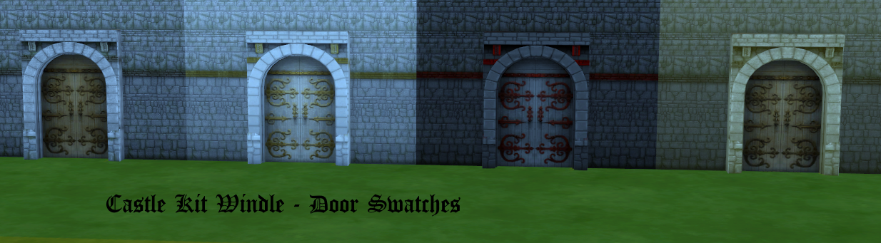 Castle Kit Windle (Part 2) - Build Set for Castles: Doors & Windows ...