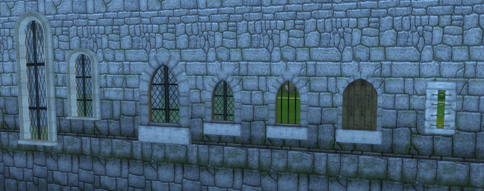 Castle Kit Windle (Part 2) - Build Set for Castles: Doors & Windows ...