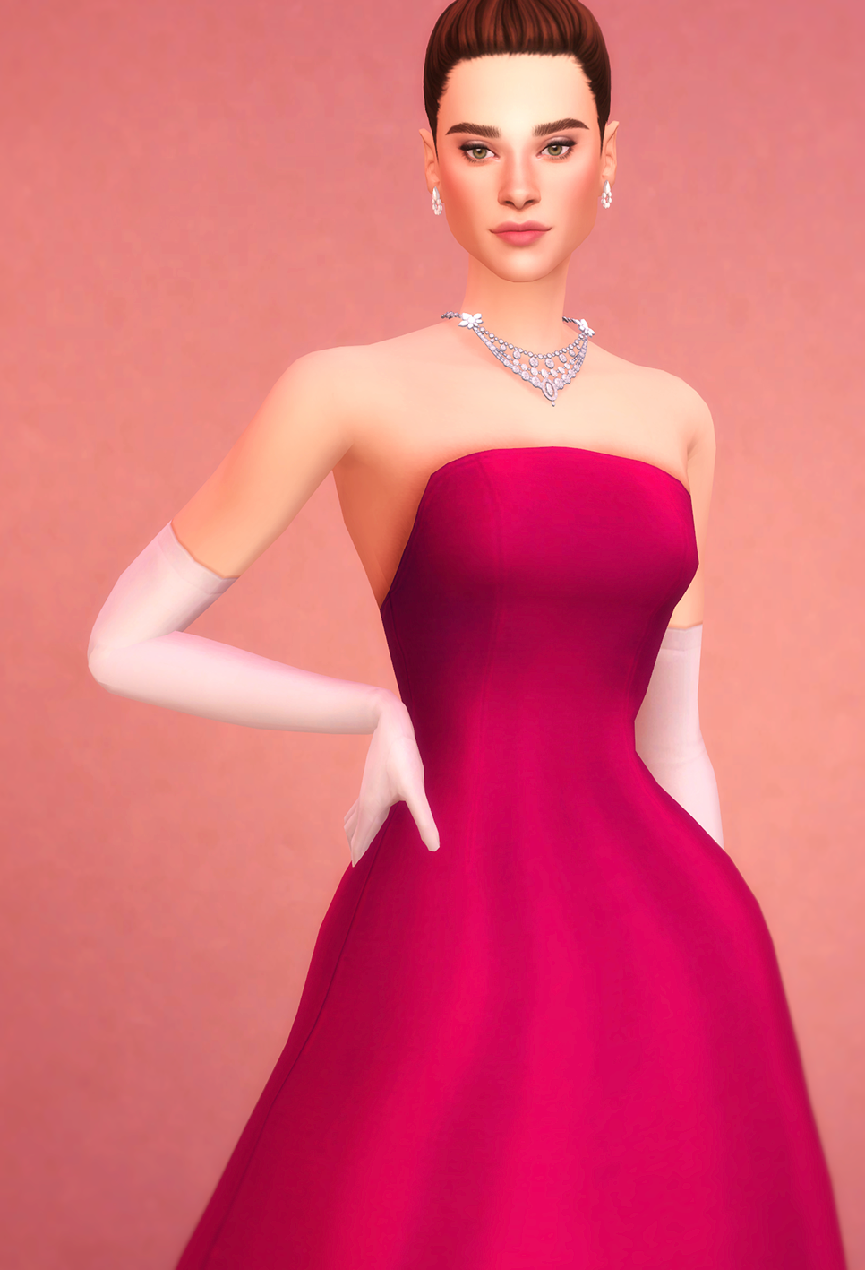 Ribbon Gown - For Audrey V - The Sims 4 Create a Sim - CurseForge