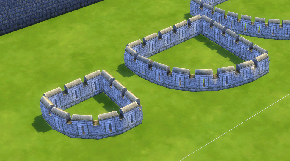 Castle Kit Windle: Crenelation Fence - The Sims 4 Build / Buy - CurseForge