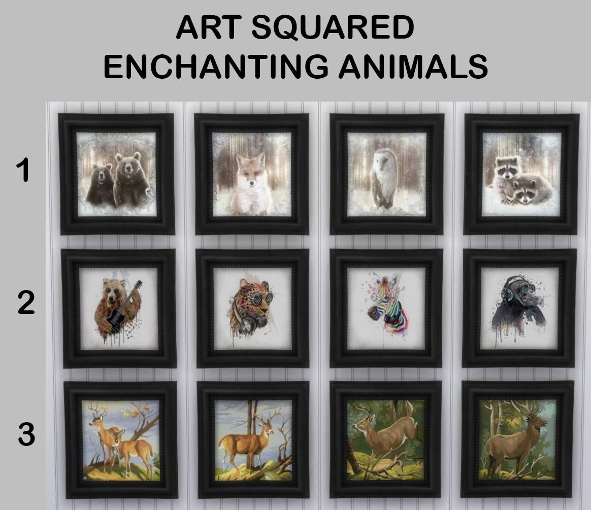 Enchanting Animals Paintings - The Sims 4 Build / Buy - CurseForge