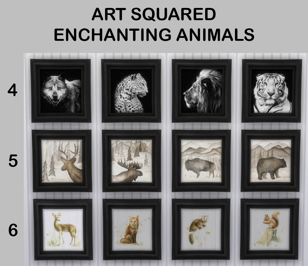 Enchanting Animals Paintings - The Sims 4 Build / Buy - CurseForge