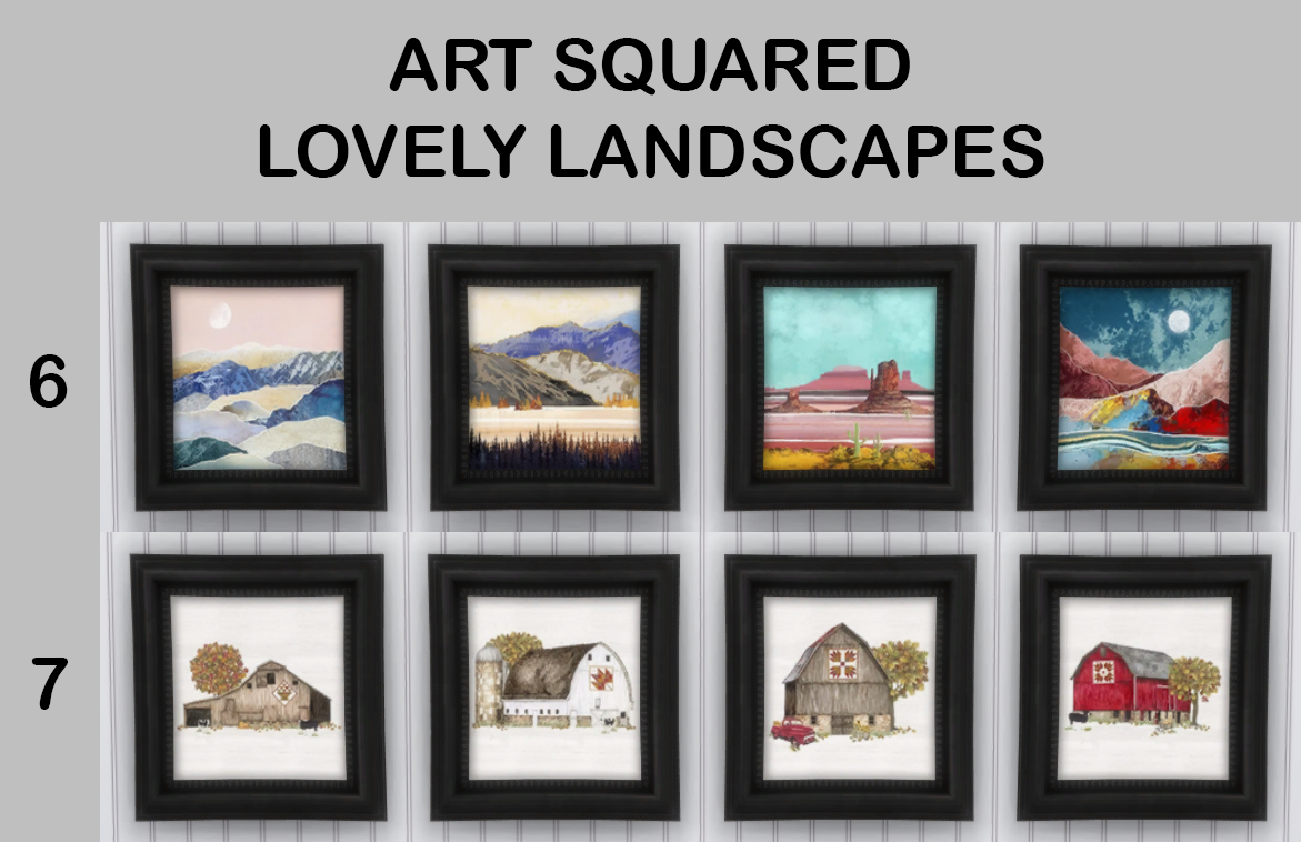 Lovely Landscapes Paintings - The Sims 4 Build / Buy - CurseForge