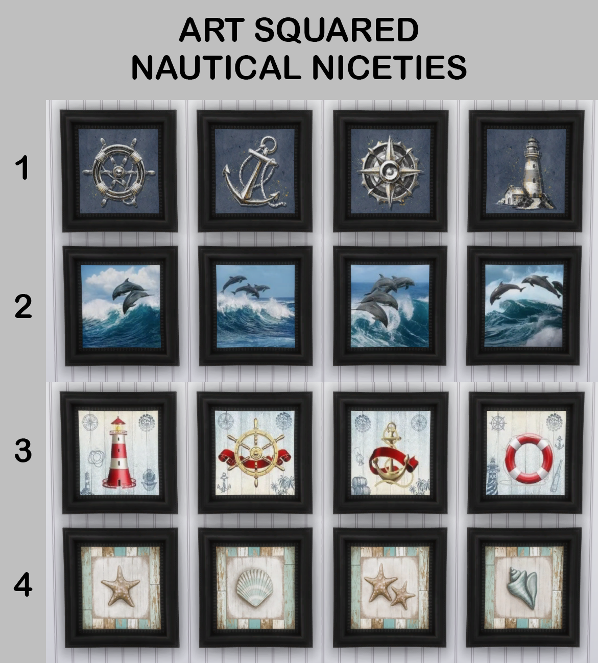 Nautical Niceties Paintings - The Sims 4 Build / Buy - CurseForge