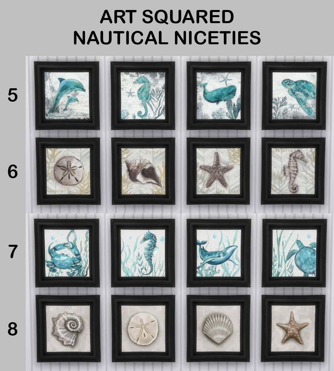 Nautical Niceties Paintings - The Sims 4 Build / Buy - CurseForge