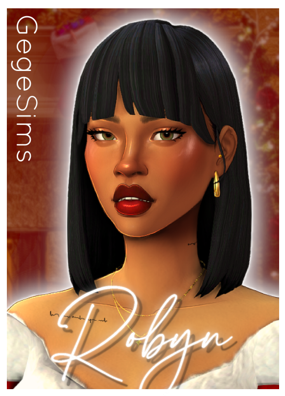 GegeSims - Robyn Hair - The Sims 4 Create a Sim - CurseForge