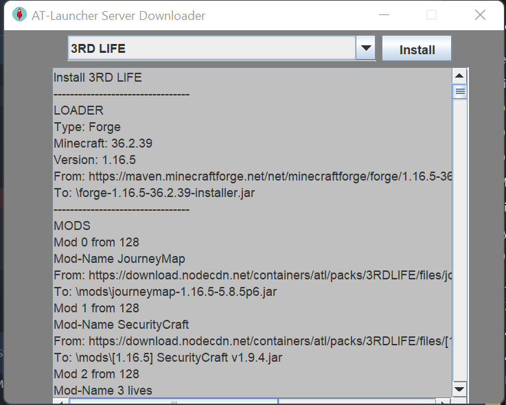 AT Server Downloader - Minecraft Mods - CurseForge