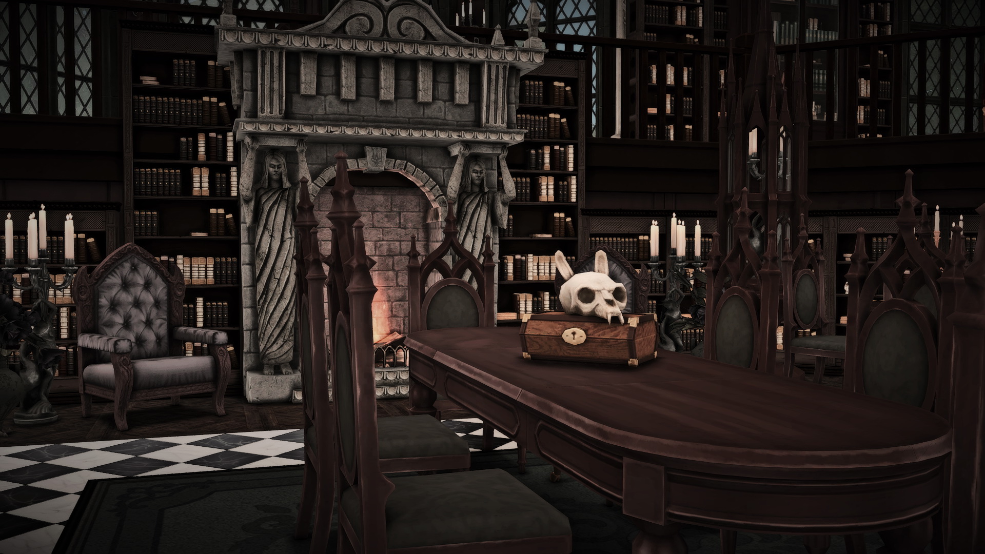 Gothic Library - The Sims 4 Rooms / Lots - CurseForge