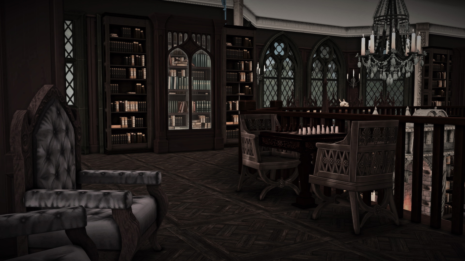 Gothic Library - The Sims 4 Rooms / Lots - CurseForge