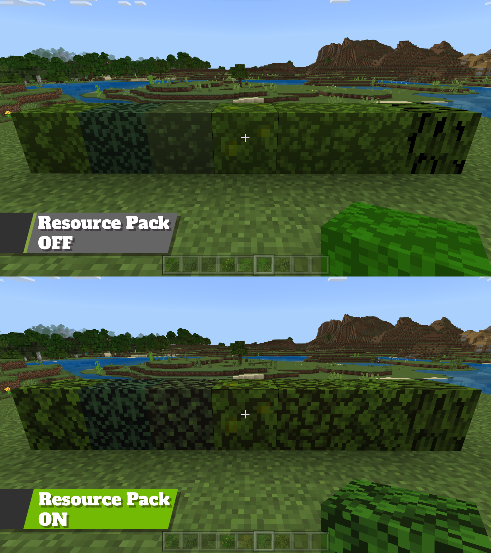 Slightly Better Foliage Colors - Minecraft Bedrock Addons - CurseForge Slightly Better Foliage Colors - Minecraft Bedrock Addons - CurseForge