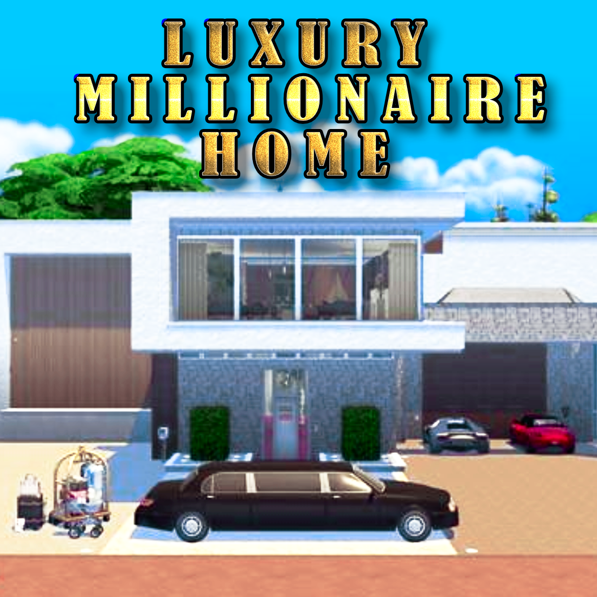 LUXURY MILLIONAIRE HOME - (REQUIRES CC) - The Sims 4 Rooms / Lots ...