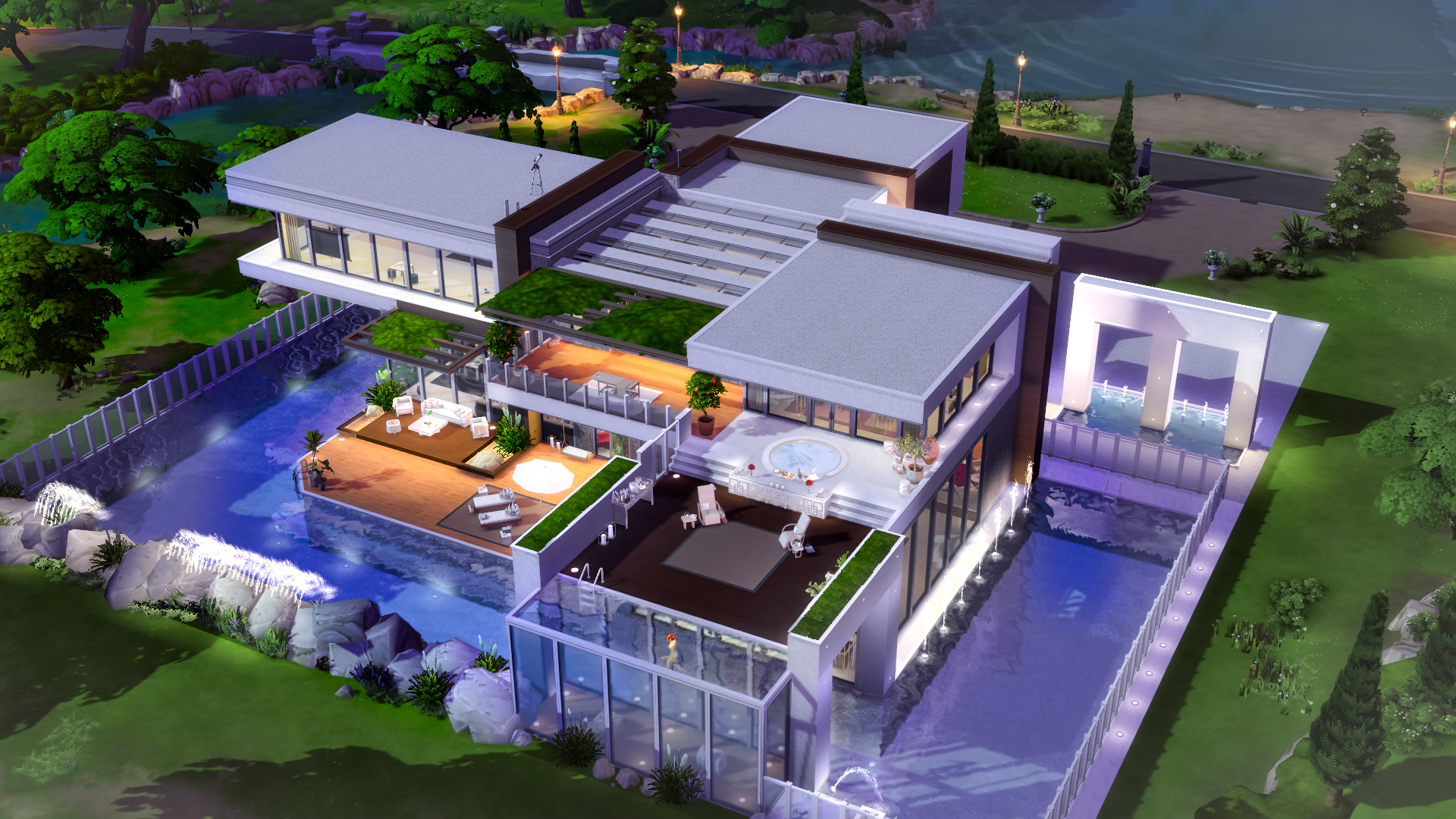 LUXURY MILLIONAIRE HOME - (REQUIRES CC) - The Sims 4 Rooms / Lots ...