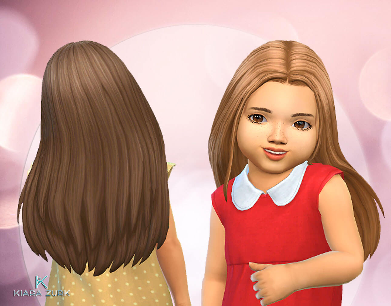 Penny Hairstyle for Toddlers - The Sims 4 Create a Sim - CurseForge