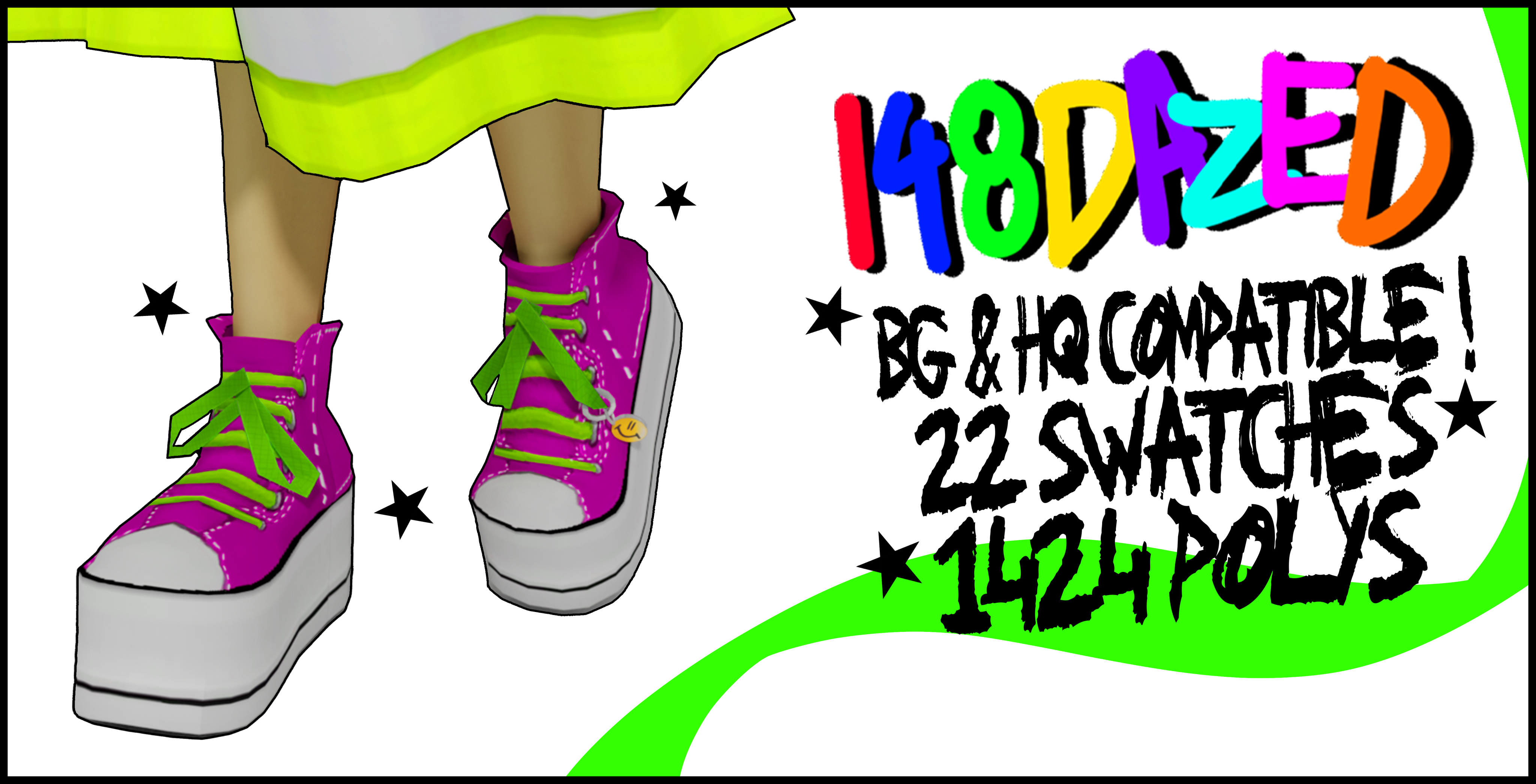 SMILEY PLATFORM SNEAKER ☻ - The Sims 4 Create a Sim - CurseForge