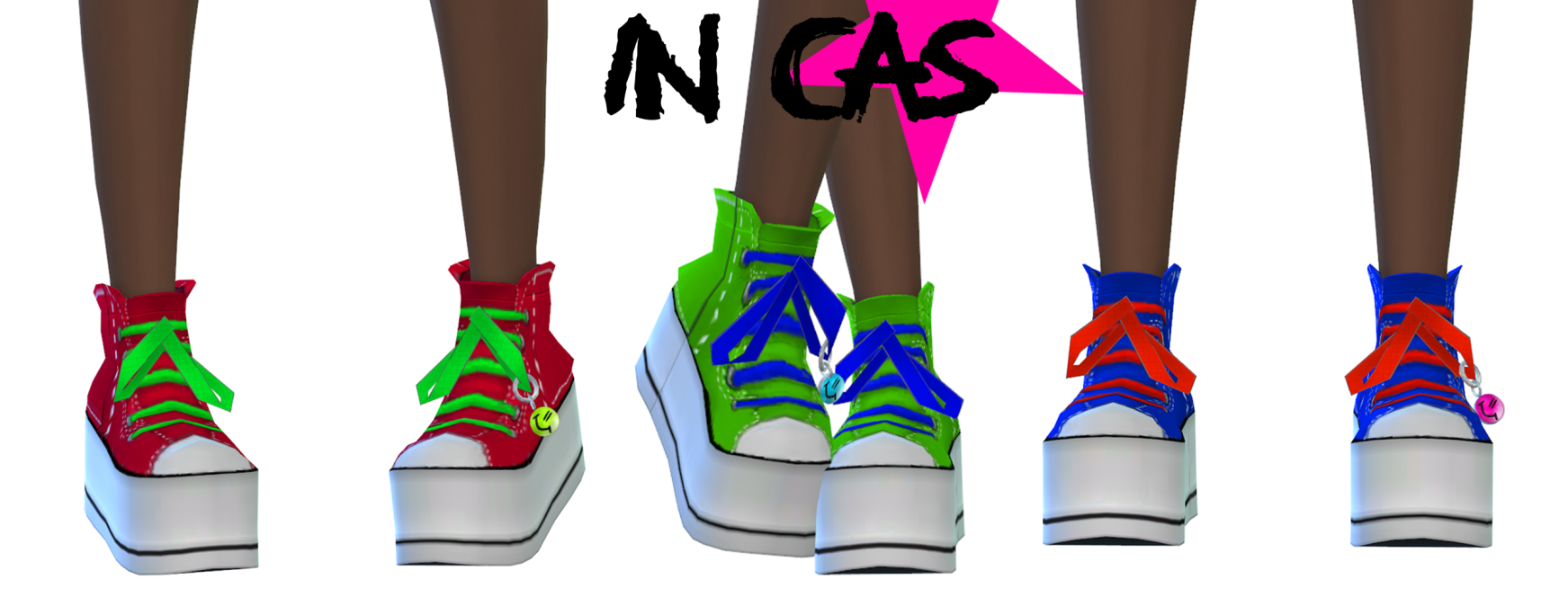 SMILEY PLATFORM SNEAKER ☻ - Gallery - The Sims 4 Create a Sim - CurseForge