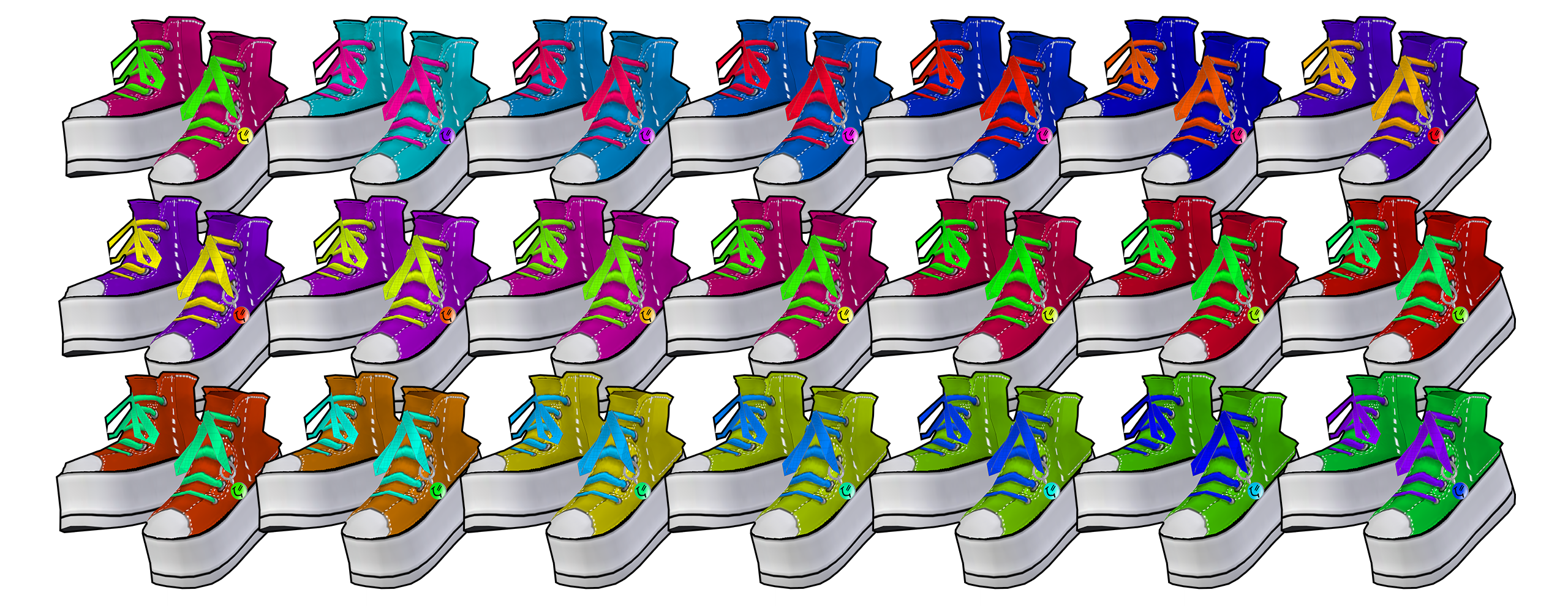 SMILEY PLATFORM SNEAKER ☻ - The Sims 4 Create a Sim - CurseForge