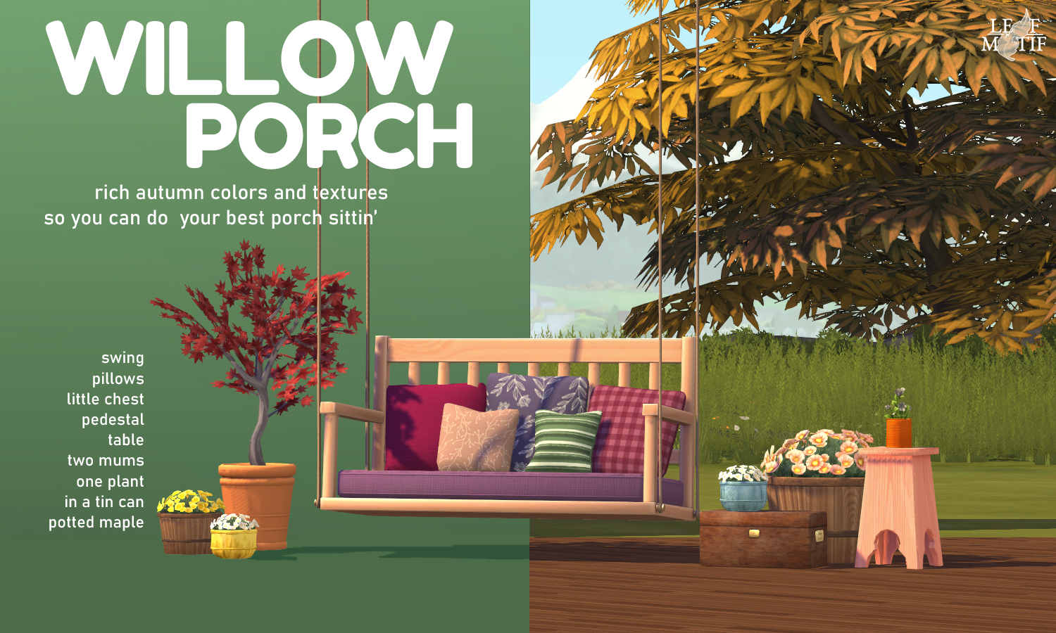 Willow Porch - The Sims 4 Build / Buy - CurseForge