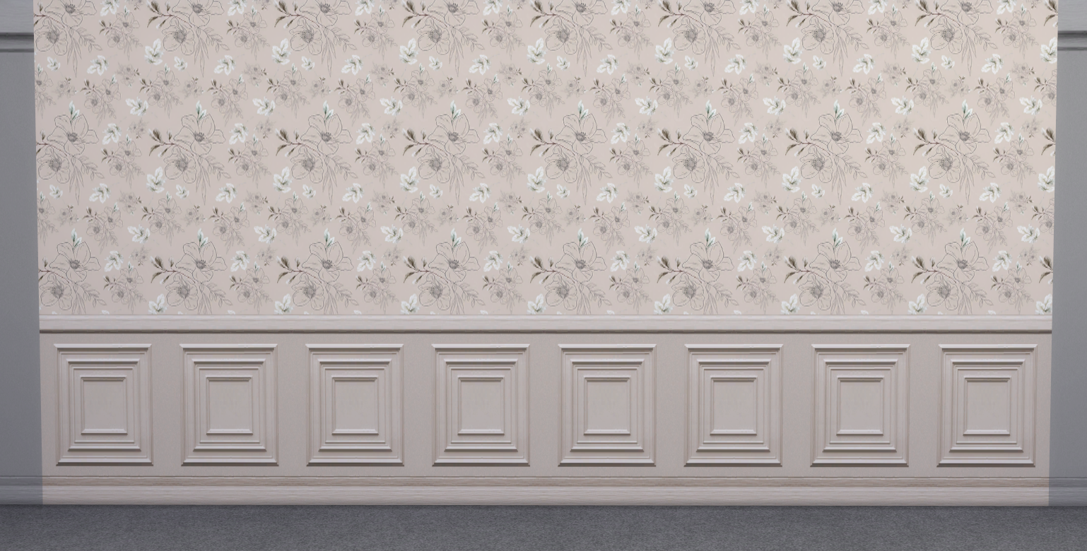 Angelina Walls - Wallpaper and Paneling - The Sims 4 Build / Buy ...