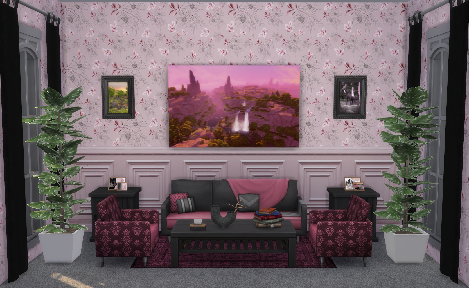 Angelina Walls - Wallpaper and Paneling - The Sims 4 Build / Buy ...