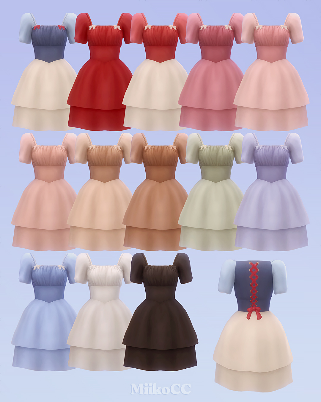 Snow White dress - The Sims 4 Create a Sim - CurseForge