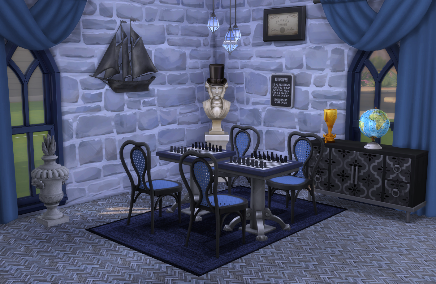 Blue is the new Black - 16 Rugs - The Sims 4 Build / Buy - CurseForge