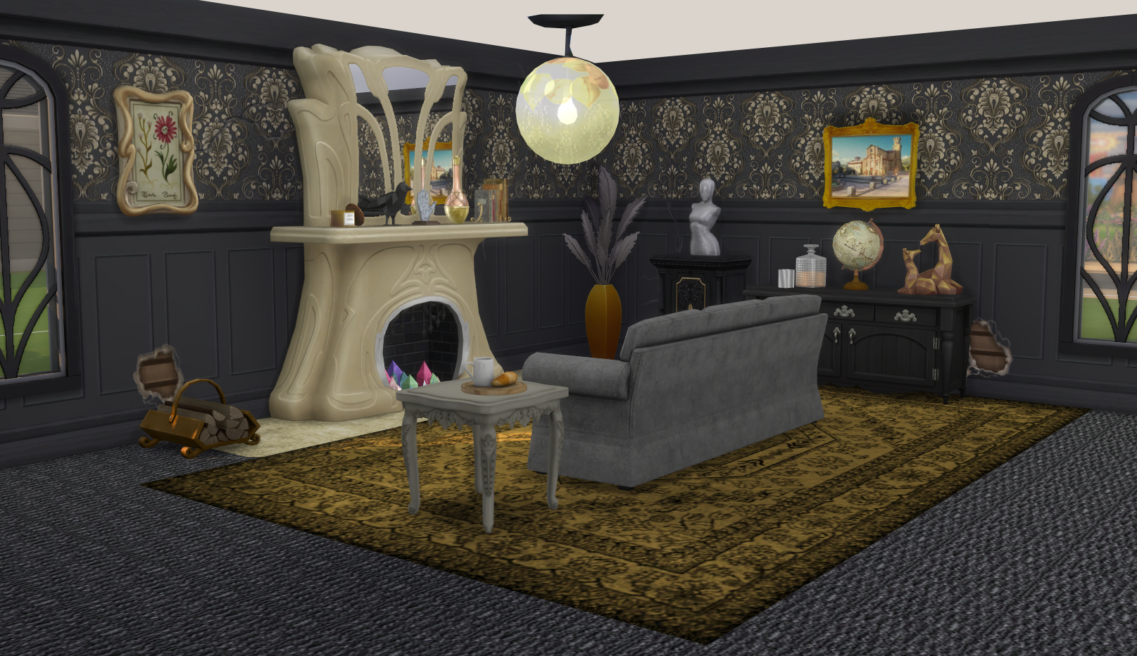 Gold is the New Black - 16 Rugs - The Sims 4 Build / Buy - CurseForge
