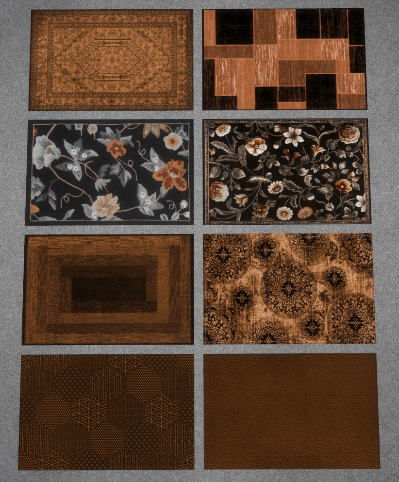Orange is the New Black - 16 Rugs - The Sims 4 Build / Buy - CurseForge