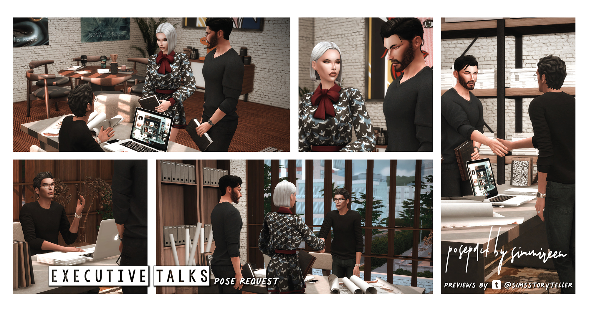 [simmireen] executive talks - The Sims 4 Mods - CurseForge