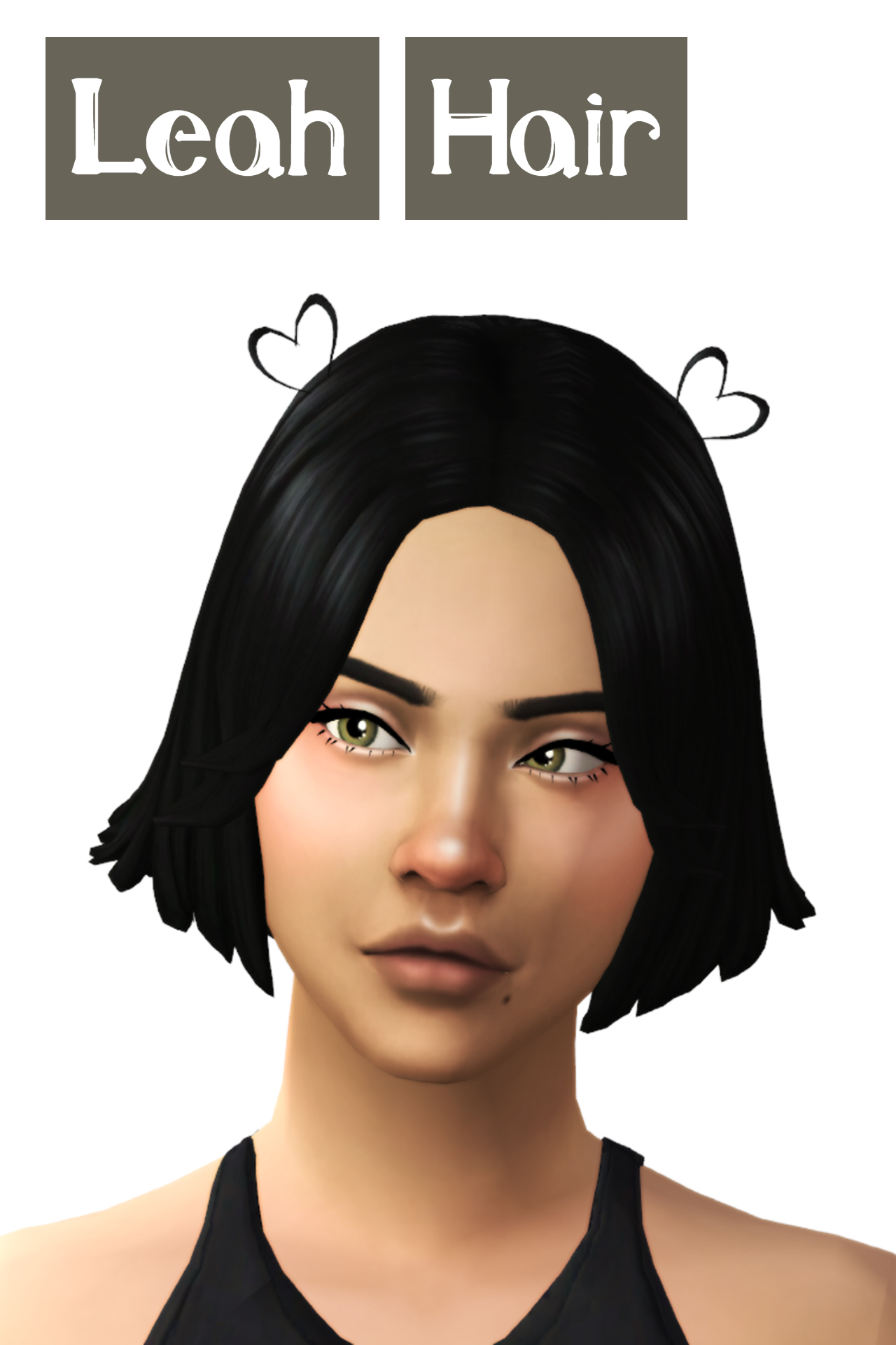 Lea Hair - The Sims 4 Create a Sim - CurseForge