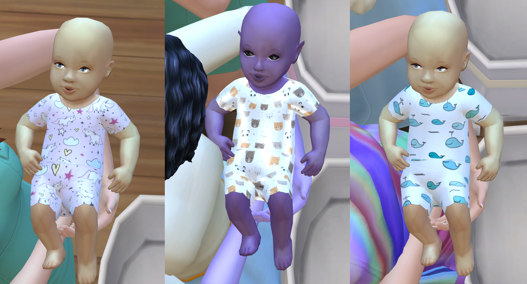 Mixset 5 summer baby outfit - The Sims 4 Mods - CurseForge