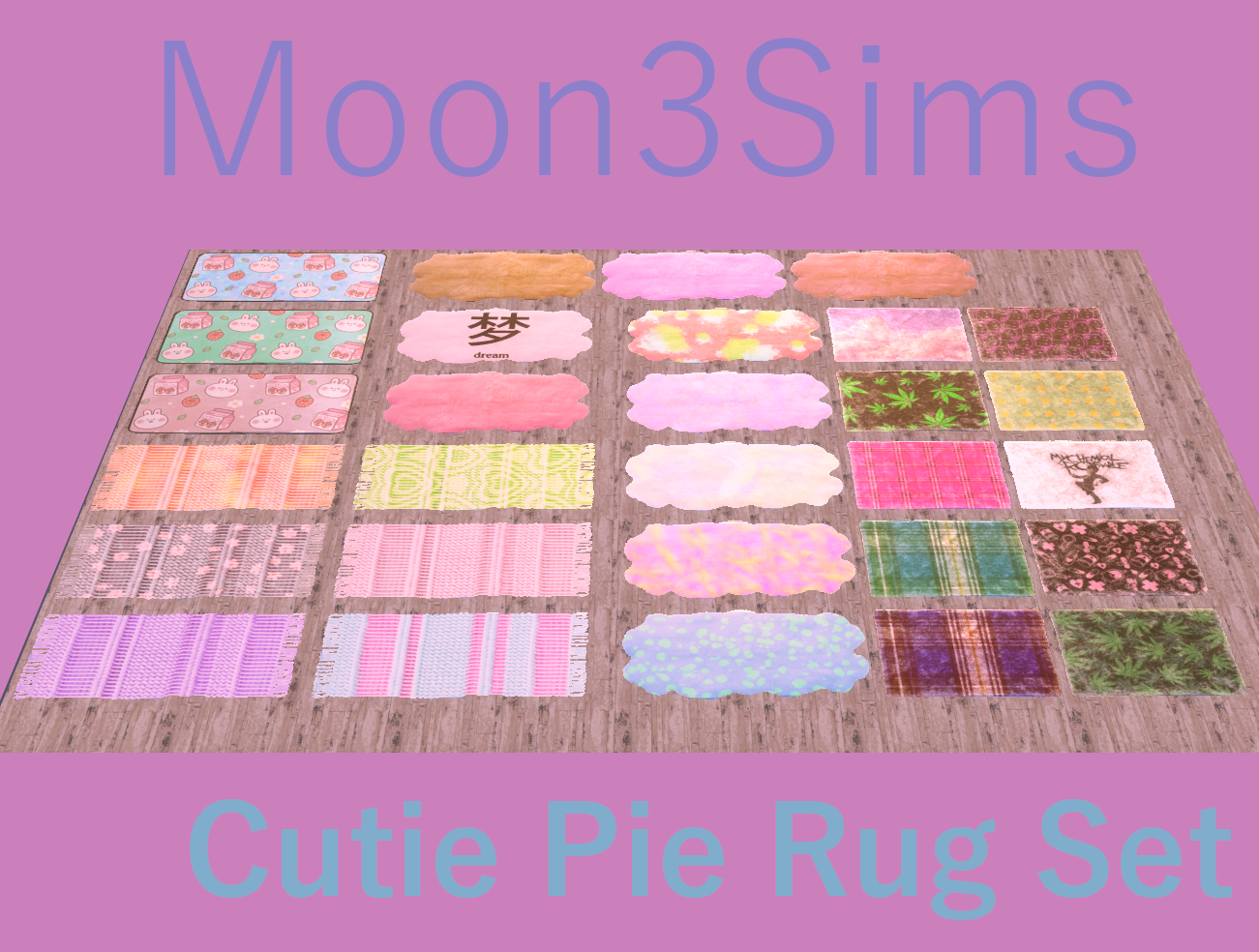 Cutie Pie Rug Set - The Sims 4 Build / Buy - CurseForge