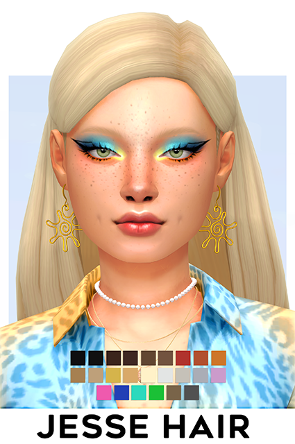 Jesse Hair - Gallery - The Sims 4 Create a Sim - CurseForge