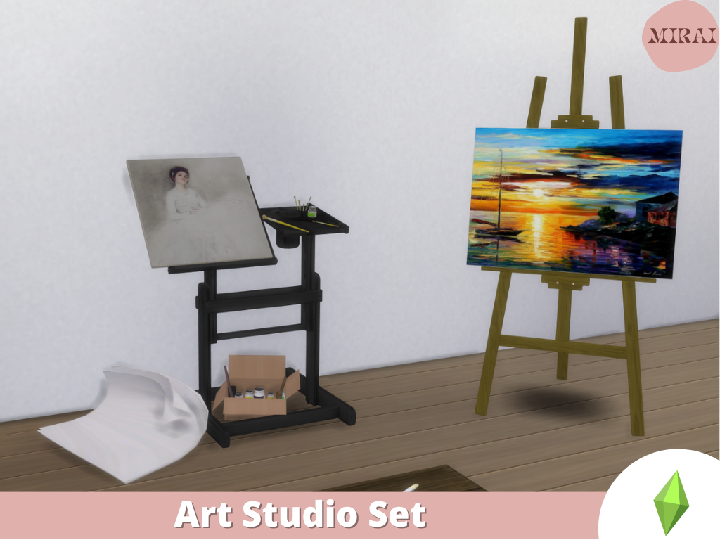 Art Studio Set - The Sims 4 Build / Buy - CurseForge