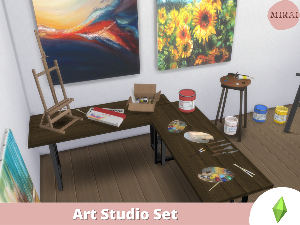Art Studio Set - The Sims 4 Build / Buy - CurseForge