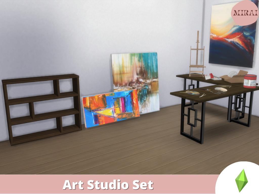 Art Studio Set - The Sims 4 Build / Buy - CurseForge