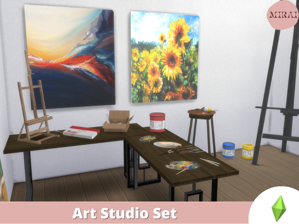 Art Studio Set - The Sims 4 Build / Buy - CurseForge