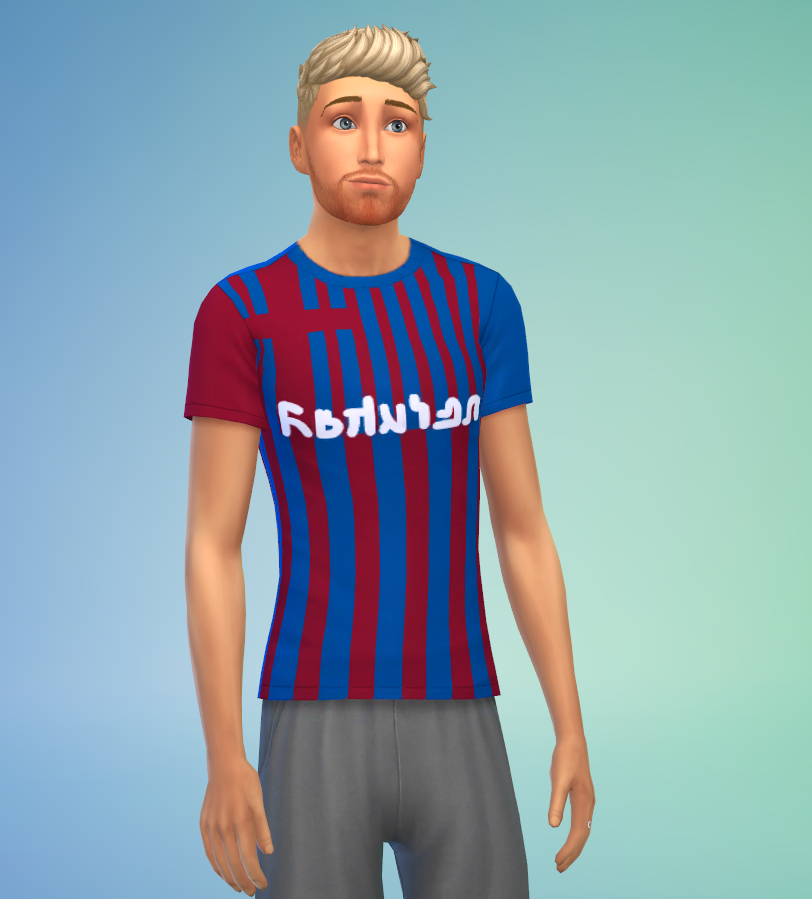 Soccer team shirt - The Sims 4 Create a Sim - CurseForge