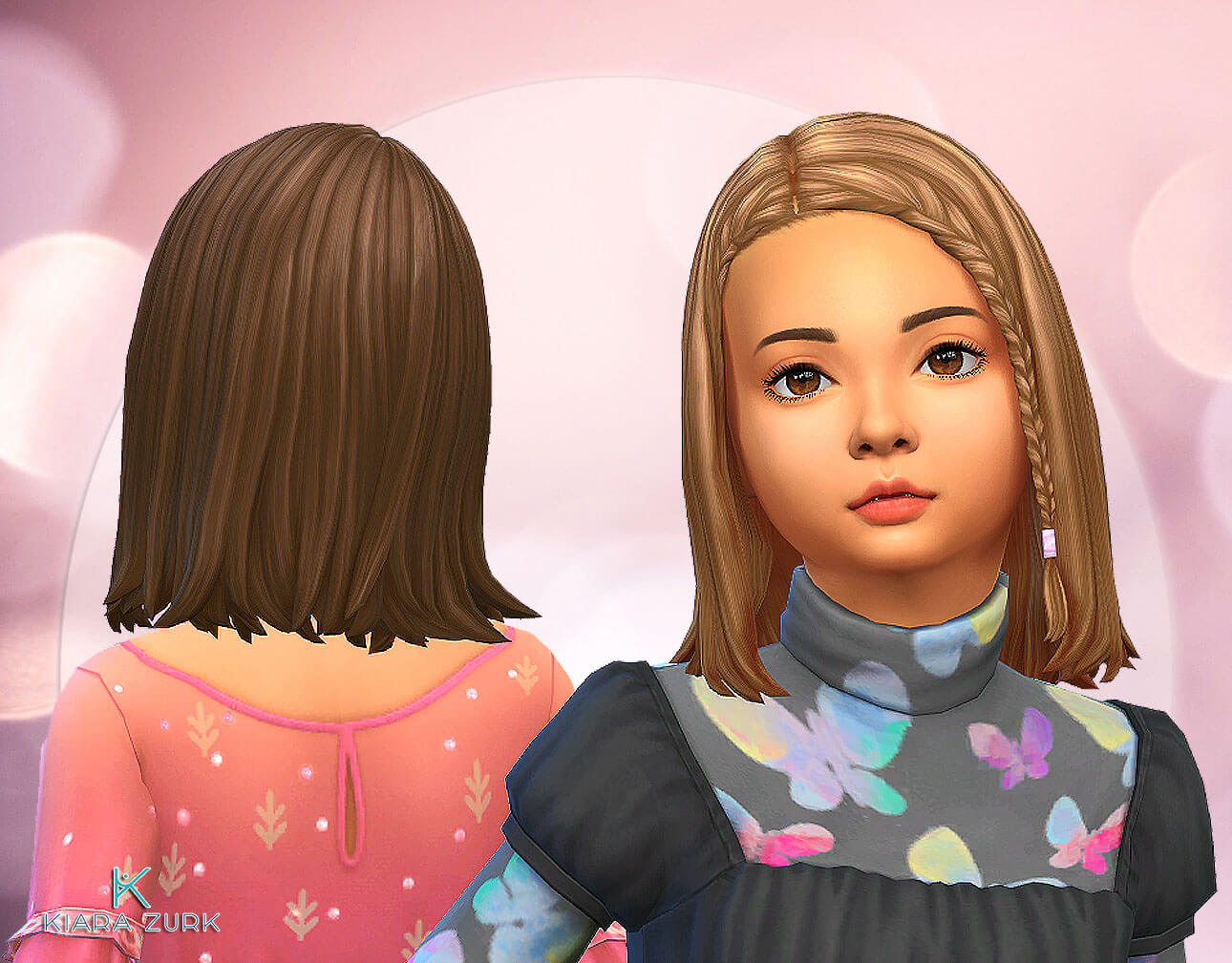 Parted Braid for Girls - Gallery - The Sims 4 Create a Sim - CurseForge