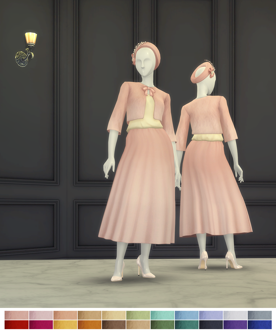 Lady of Dress & Hat II - The Sims 4 Create a Sim - CurseForge