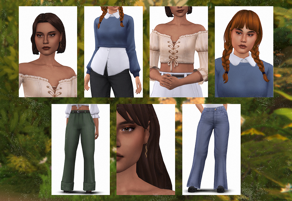 oakiyo - Meadow Collection - The Sims 4 Create a Sim - CurseForge