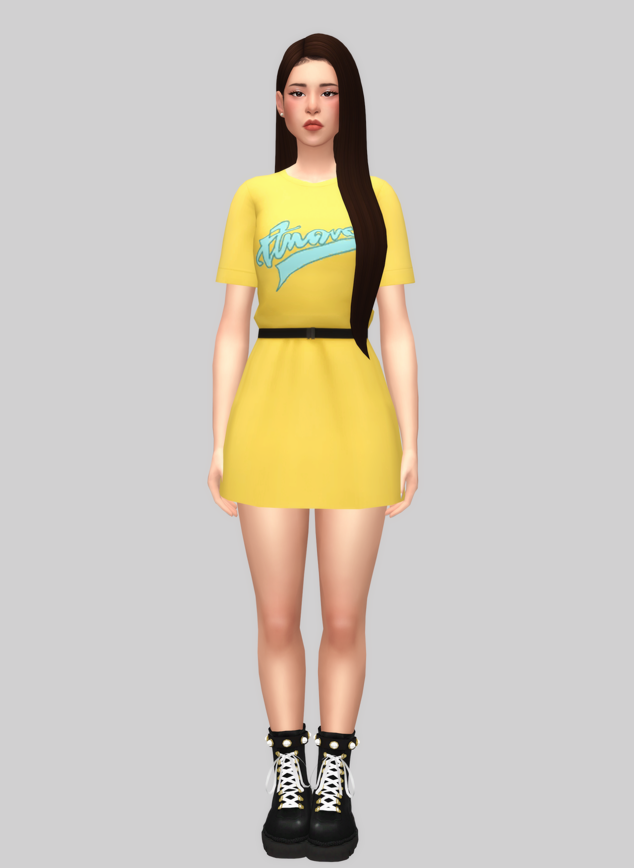 belt t-shirt - female - The Sims 4 Create a Sim - CurseForge